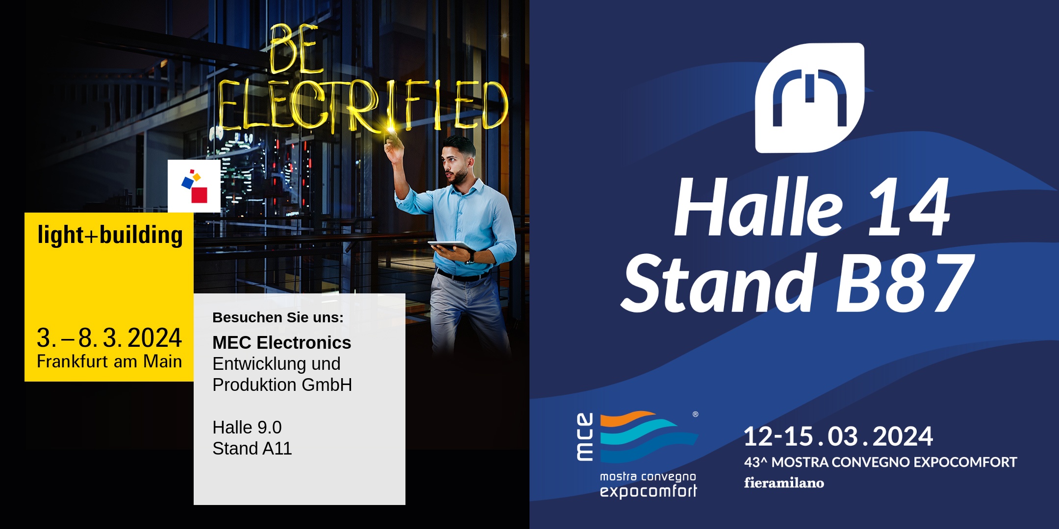 MEC ELECTRONICS Premium Displays in an exclusive design